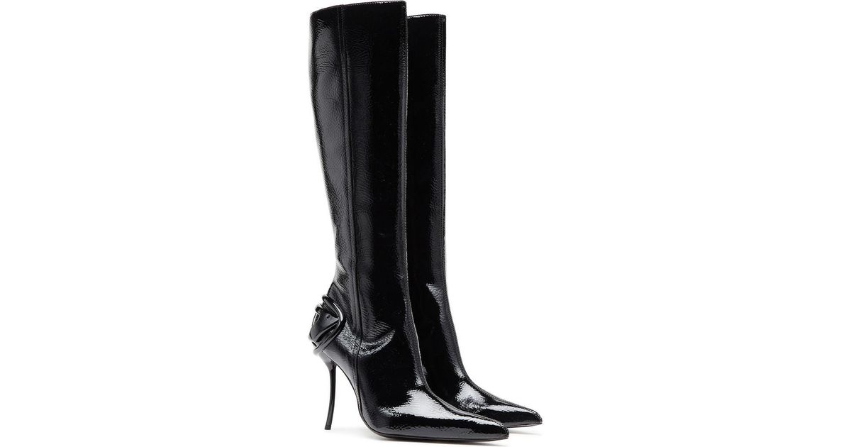 DIESEL Ten Half Pointed Toe Boot in Black | Lyst