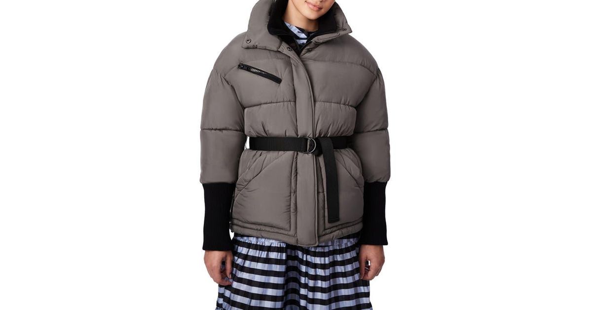 Bernie The Wind Beneath My Wings Belted Puffer Jacket With Removable ...