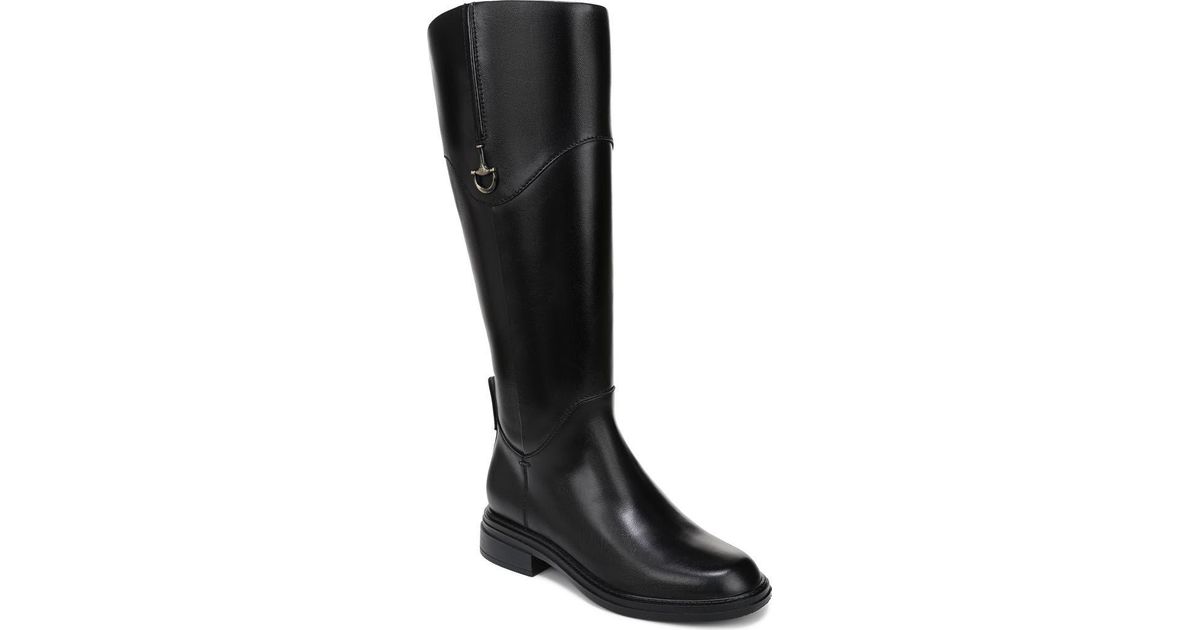 27 EDIT Naturalizer Oslo Knee High Boot in Black | Lyst