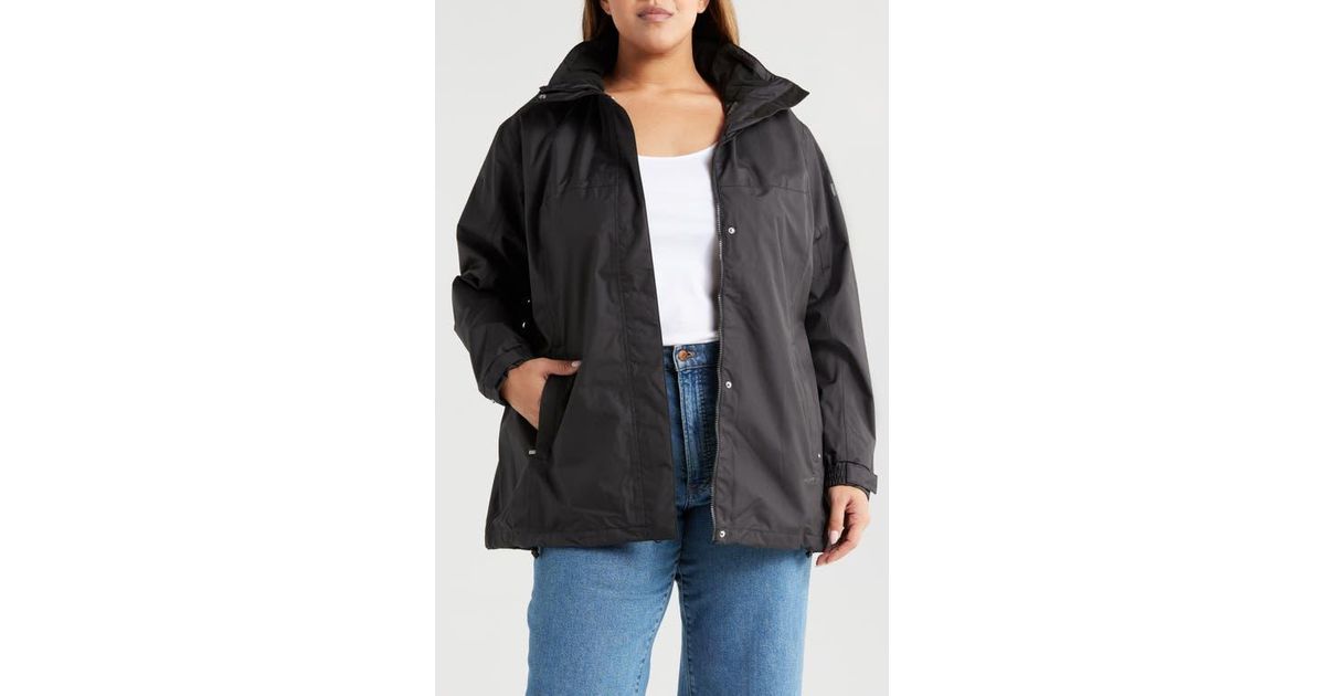 Helly Hansen Aden Waterproof With Stowaway Hood in Black | Lyst