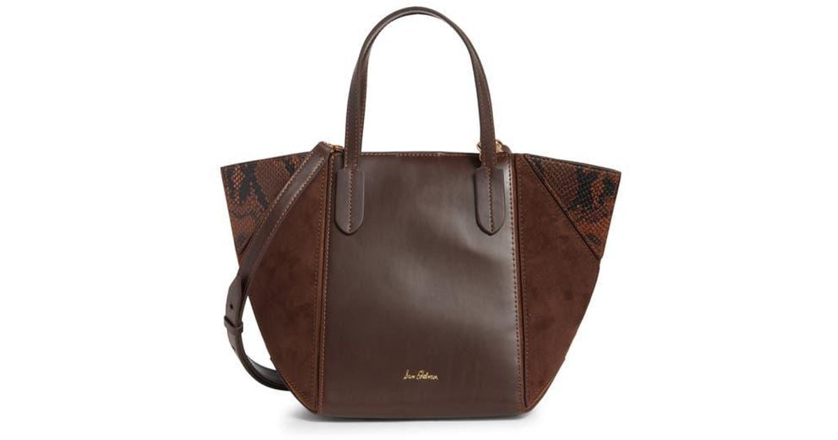 Sam Edelman Small West Convertible Tote in Brown | Lyst