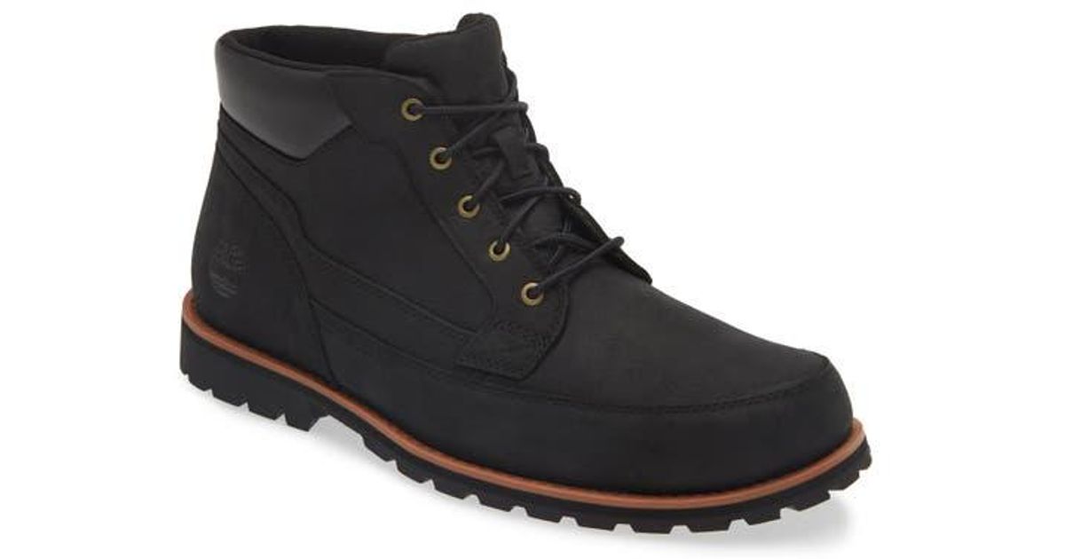 Timberland Attleboro Mid Chukka Boot in Black for Men | Lyst