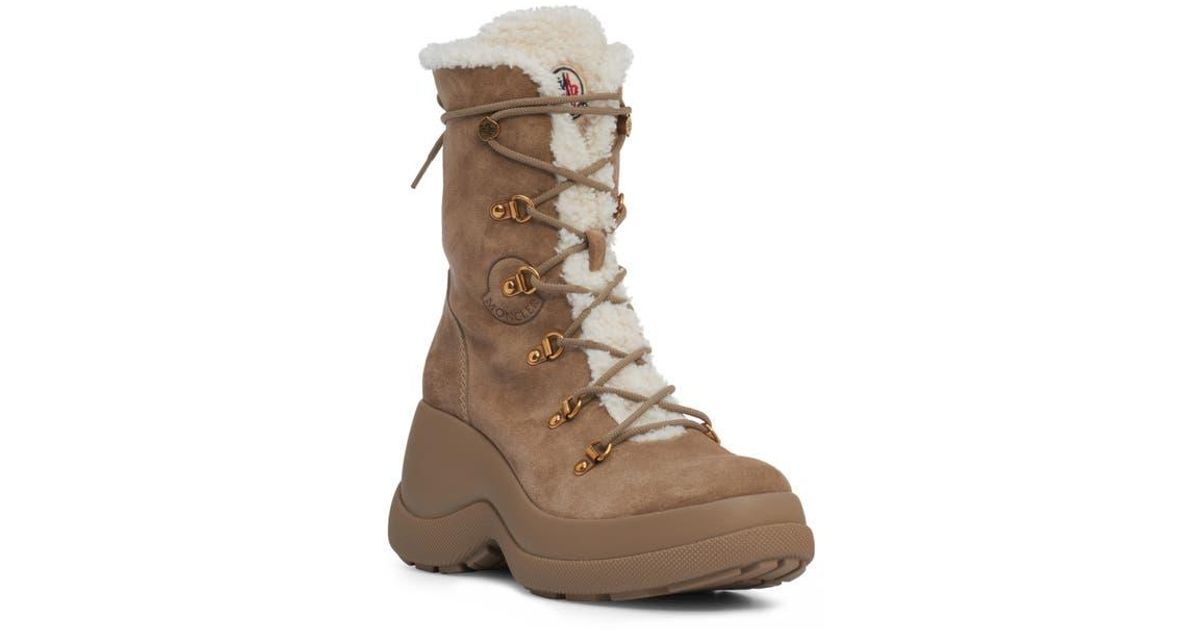 Moncler Resile Trek High Top Boot in Brown | Lyst