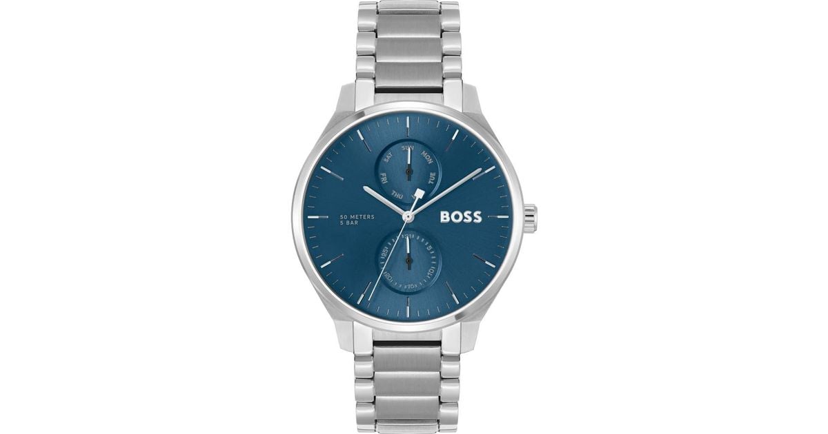 BOSS Tyler Bracelet Watch, 43Mm in Metallic for Men | Lyst