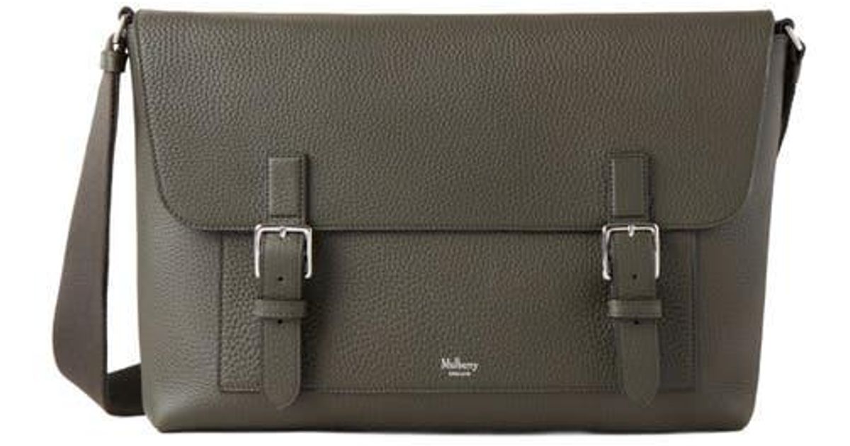Mulberry Chiltern Leather Crossbody Messanger Messenger in Gray for Men ...