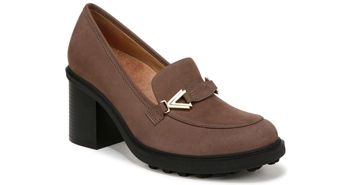 Vionic Tiburon Bit Loafer Pump in Brown | Lyst