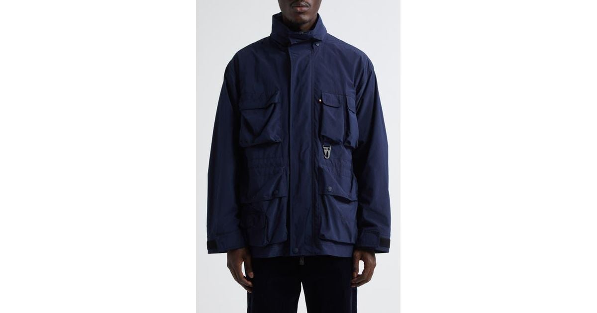 Moncler Matang Field Jacket in Blue for Men | Lyst