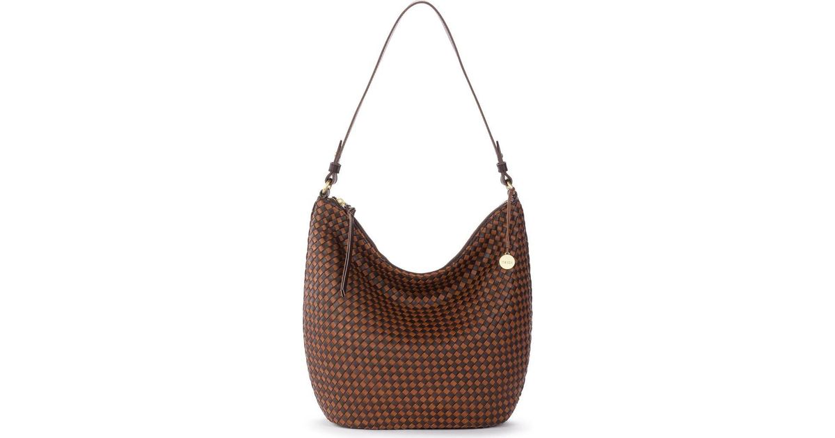 The Sak Sequoia Hobo Leather Bag in Brown | Lyst