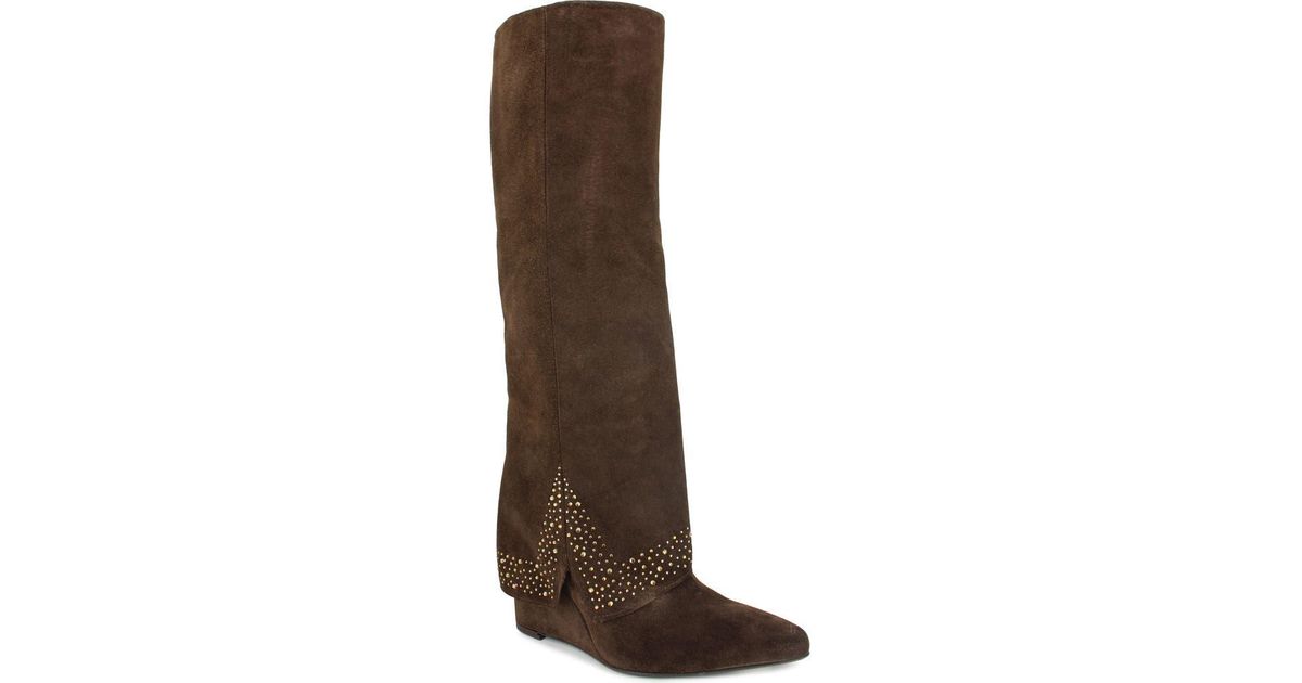 Zigi Isolde Knee High Boot in Brown | Lyst
