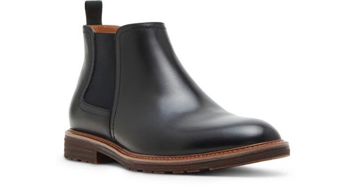 Steve Madden Aben Chelsea Boot in Black for Men | Lyst