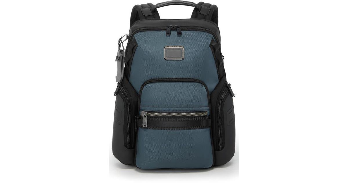 Tumi Alpha Bravo Navigation Backpack in Black for Men | Lyst