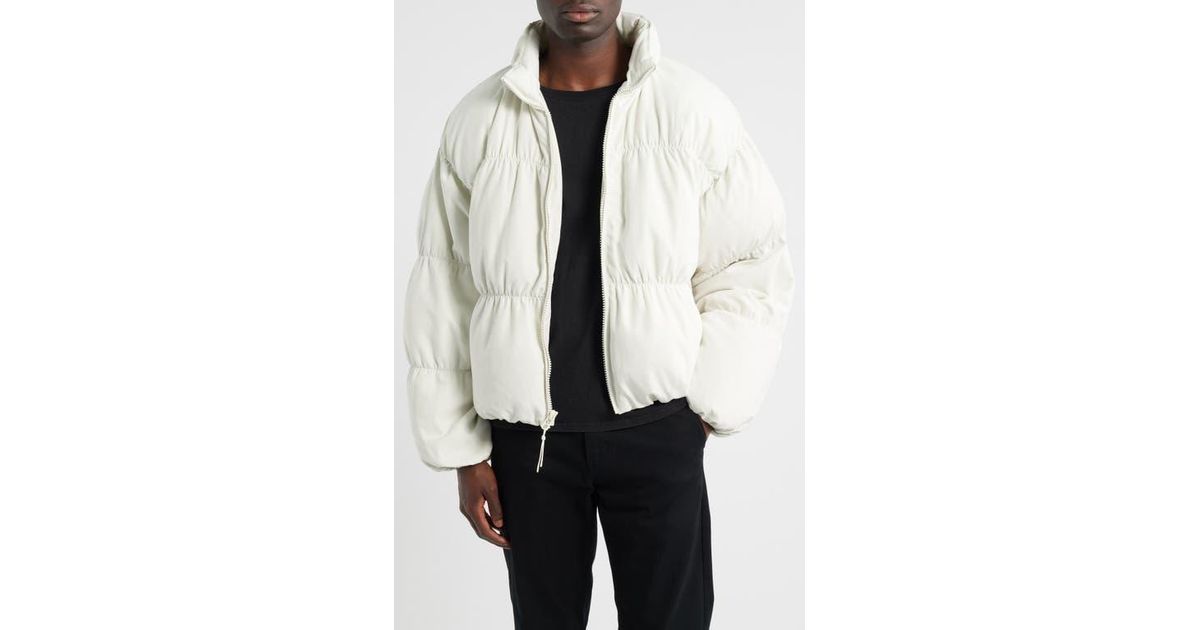 PacSun Eighty 3 Channel Puffer Jacket in White for Men | Lyst