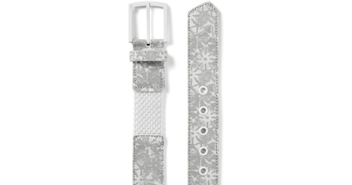 Travis Mathew Solo Travel Belt in White for Men | Lyst