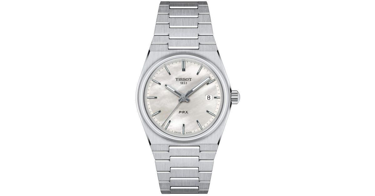 Tissot Prx Bracelet Watch, 35Mm in Gray | Lyst