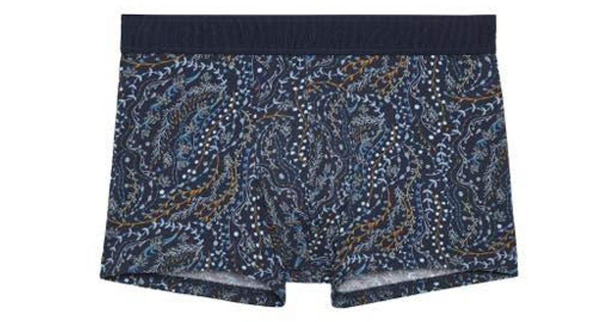 Hom Fontainebleau Boxer Briefs in Blue for Men | Lyst