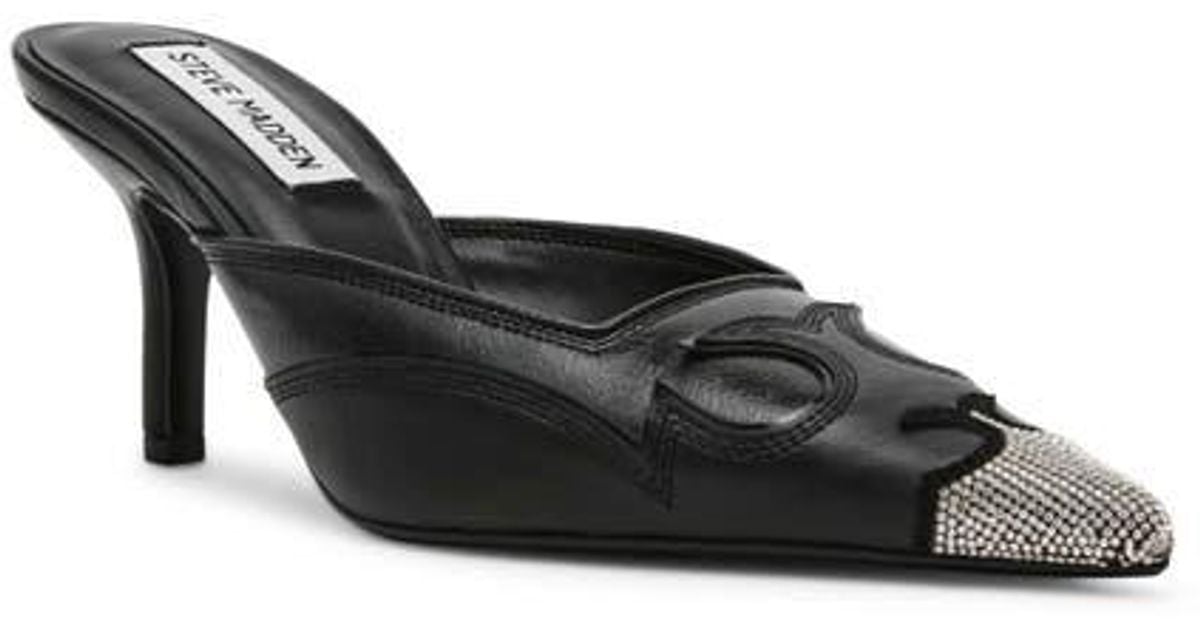 Steve Madden Thorin Pointed Toe Mule in Black | Lyst