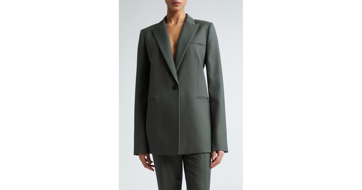 Partow Ross Virgin Wool Jacket in Gray | Lyst