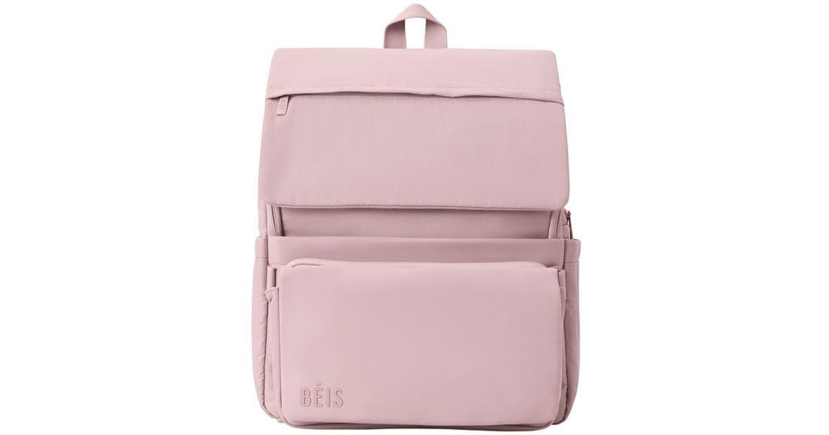 BEIS The Ultimate Diaper Backpack in Pink | Lyst