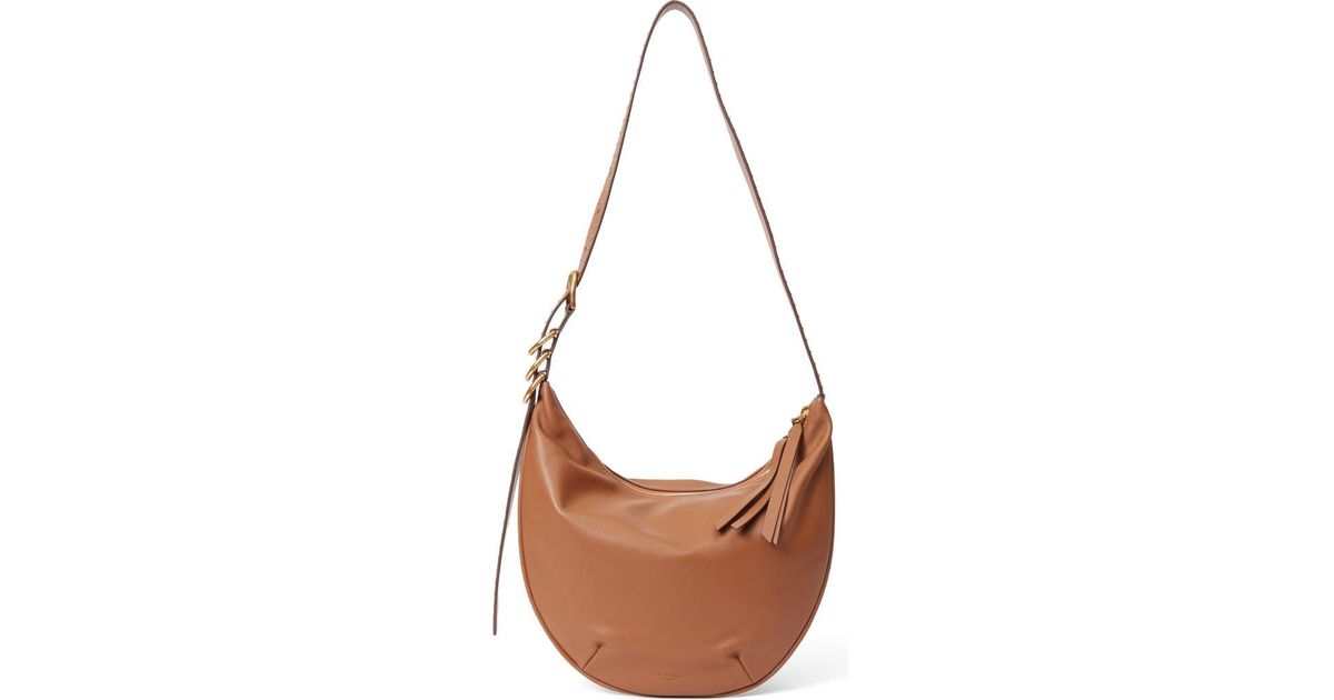 Rag & Bone Medium Mercer Leather Hobo Bag in Brown | Lyst