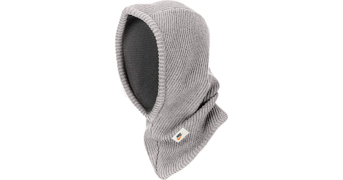 Nike City Knit Hood in Gray | Lyst