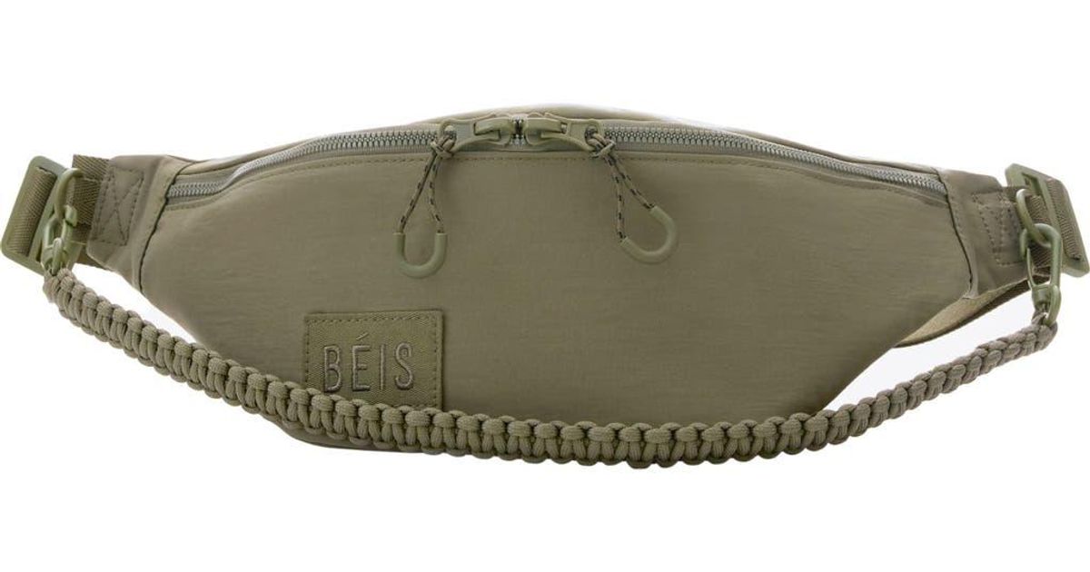 BEIS The Sport Pack Nylon Belt Bag in Green | Lyst