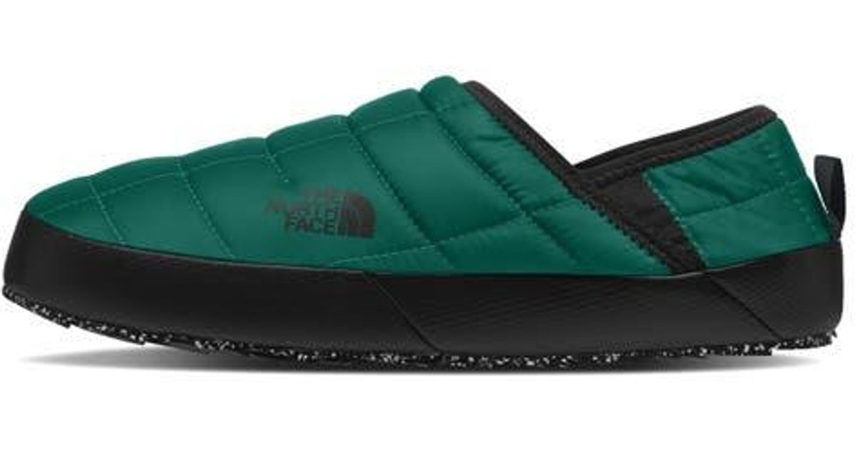 The North Face Thermoball Traction Water Resistant Slipper in Green for ...