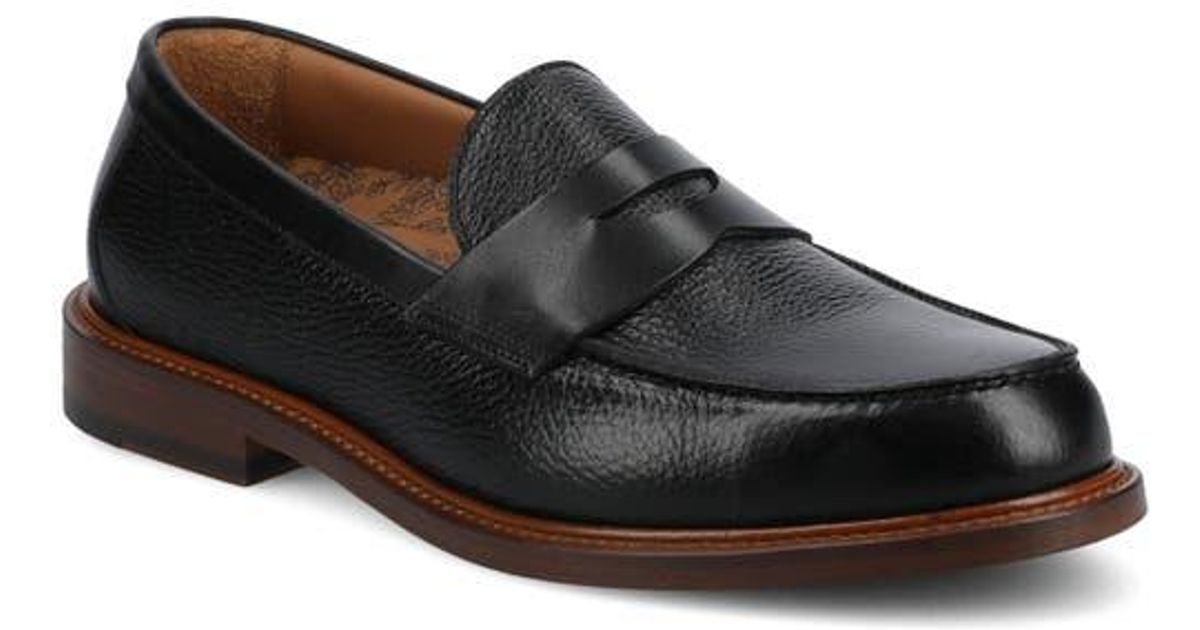 Taft Jack Medium And Wide Width Penny Loafer in Black for Men | Lyst