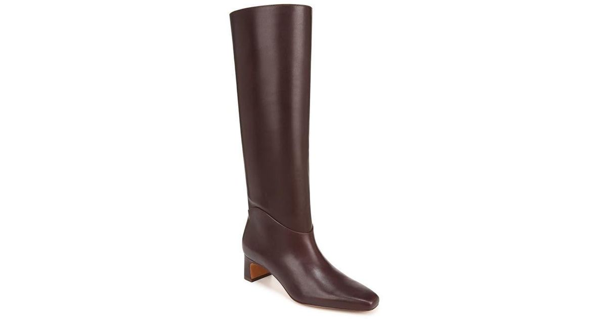 Vince Sol Knee High Boot in Brown | Lyst