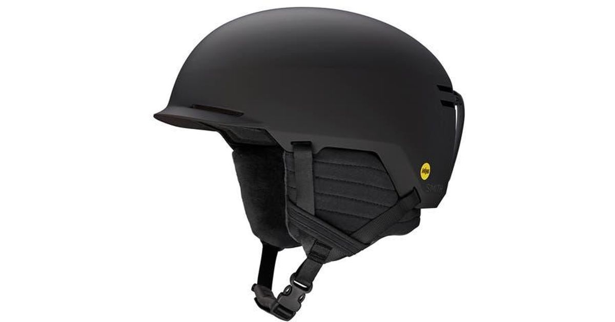 Smith Scout Round Contour Snow Helmet in Black | Lyst