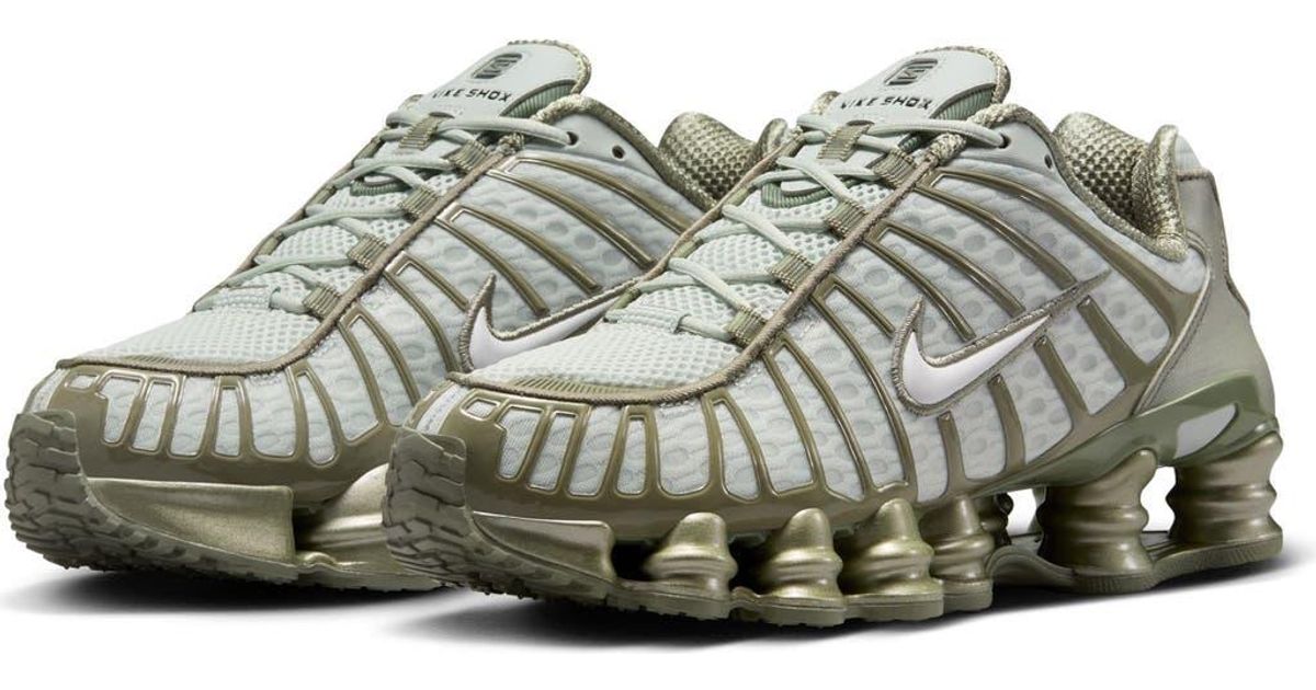 Nike Shox Tl Sneaker in Gray | Lyst