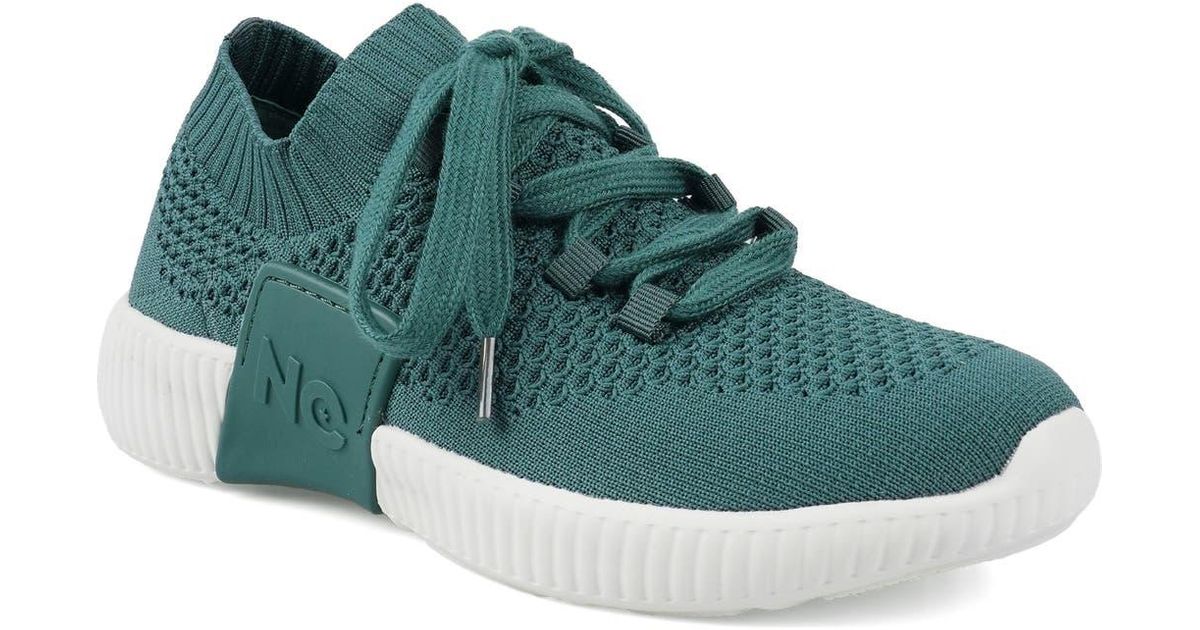 National Comfort Ainslee Knit Sneaker in Green | Lyst