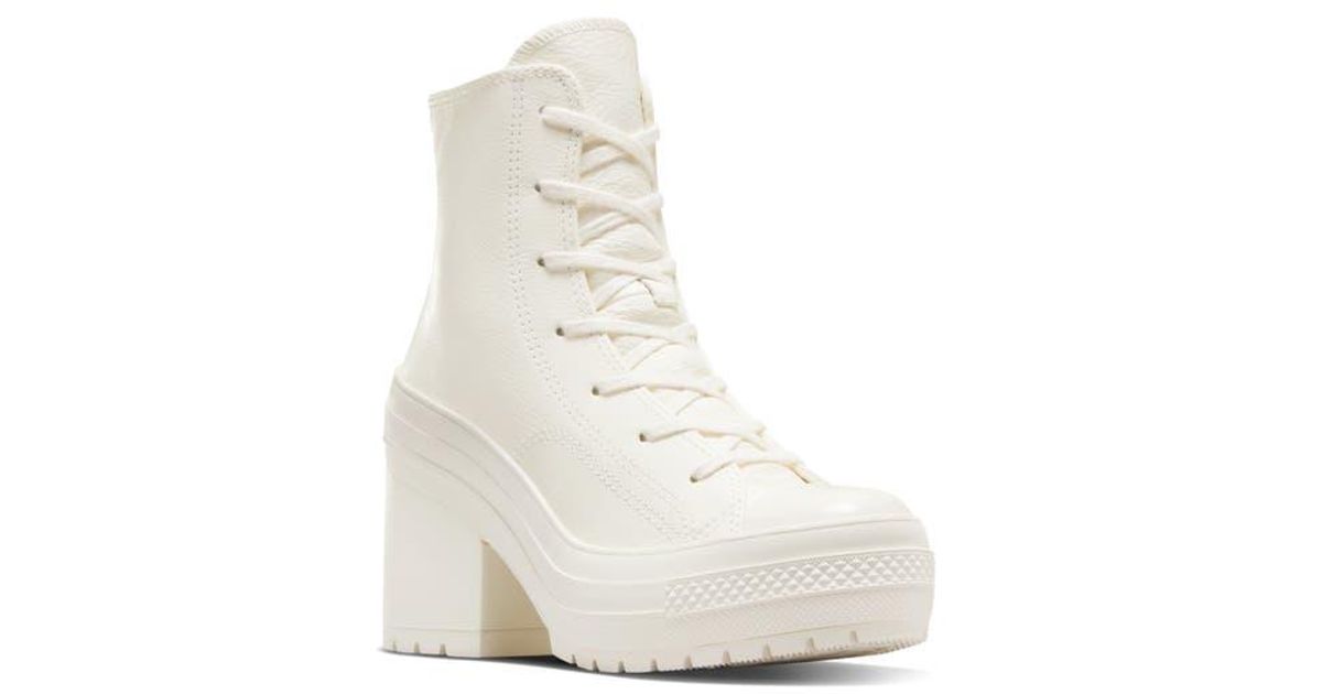 Converse Gender Inclusive Chuck 70 De Luxe Block Heel High Top Sneaker ...