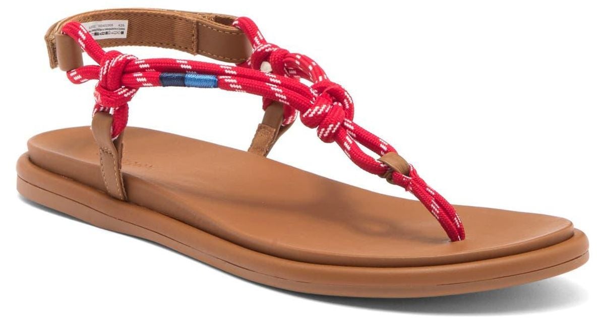 Sperry Top-Sider Isla T-Bar Slingback Sandal in Pink | Lyst