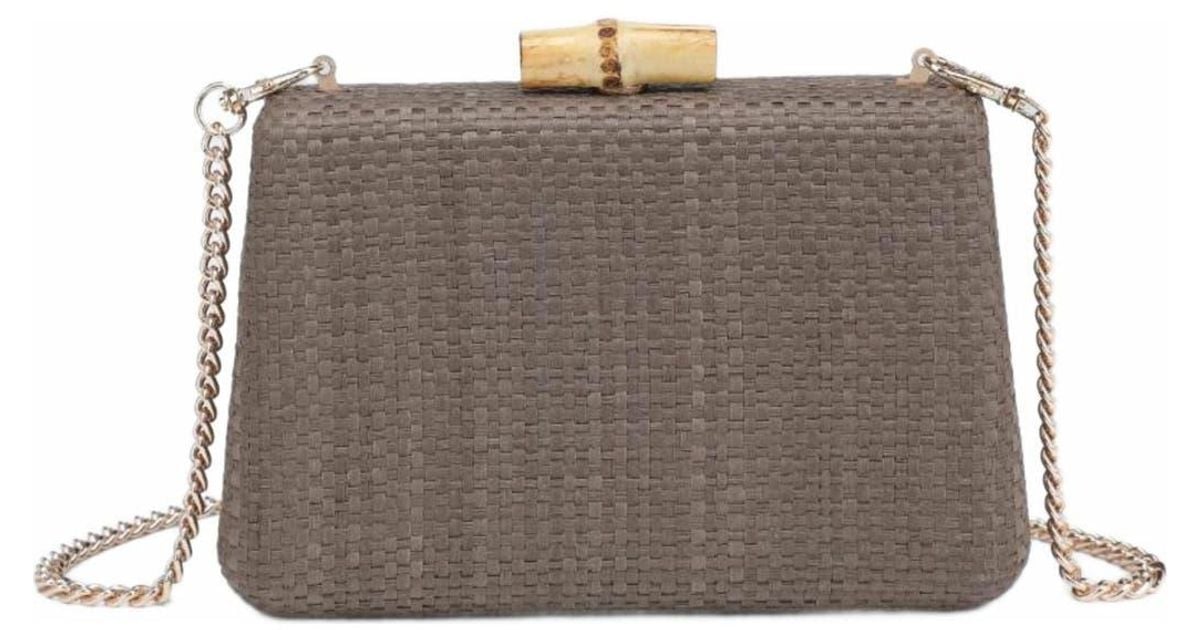Moda Luxe Melina Evening Bag in Brown | Lyst