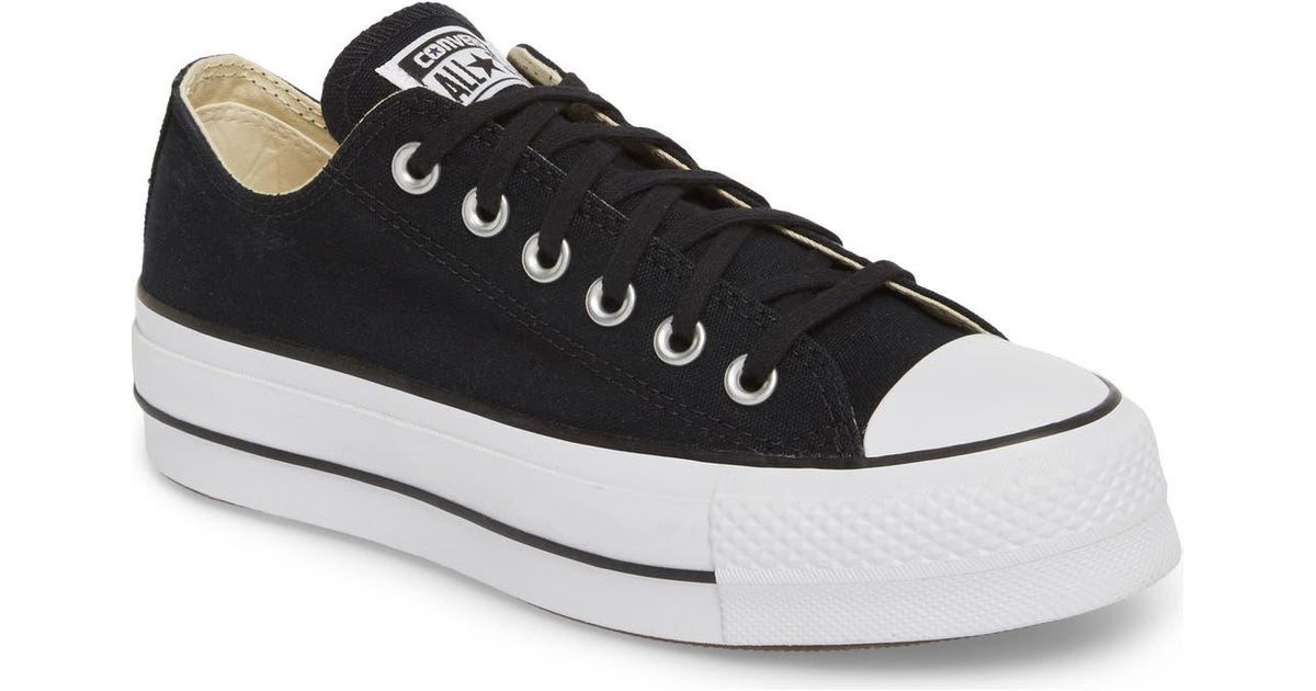 Converse Chuck Taylor All Star Platform Sneaker in Black | Lyst