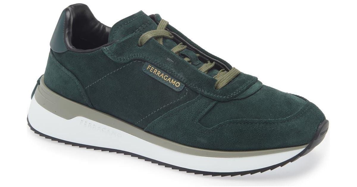 Ferragamo America Sneaker in Blue for Men | Lyst