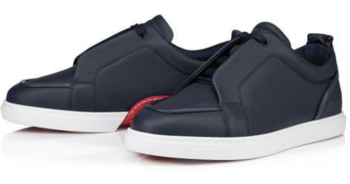 Christian Louboutin Jimmy Low Top Sneaker in Blue for Men | Lyst