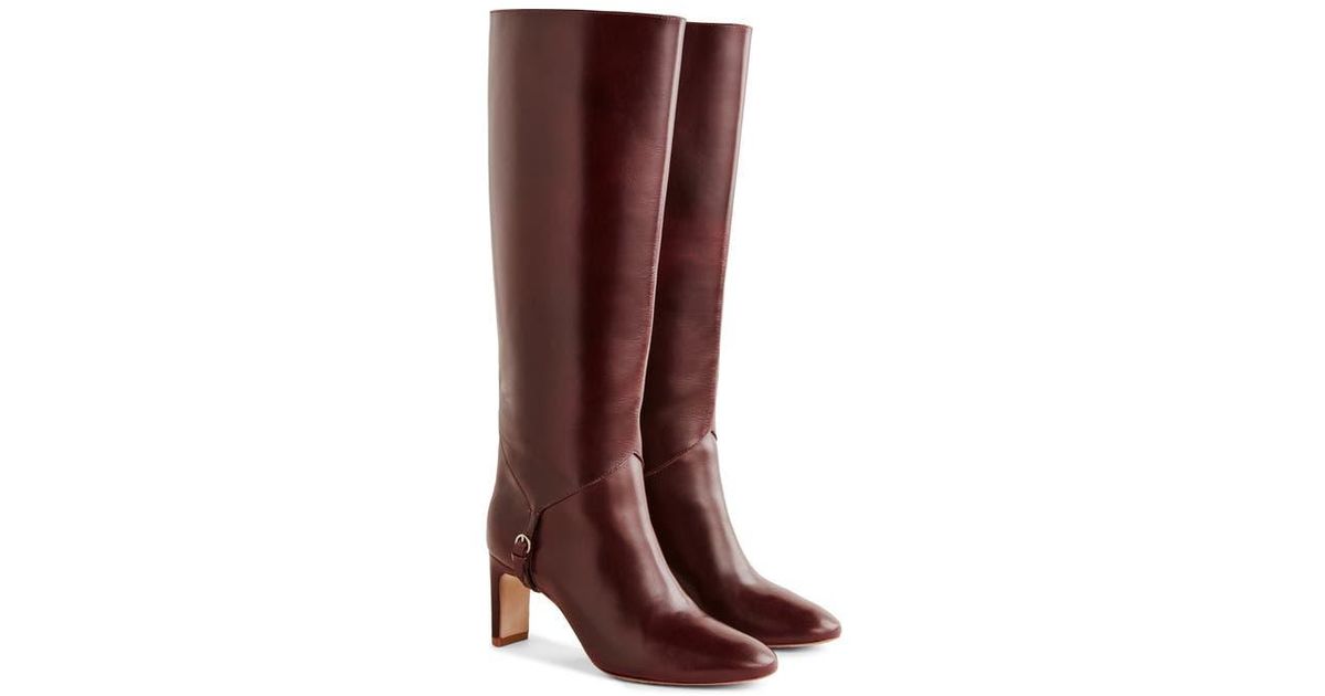 Reformation Gaelle Knee High Boot in Brown | Lyst