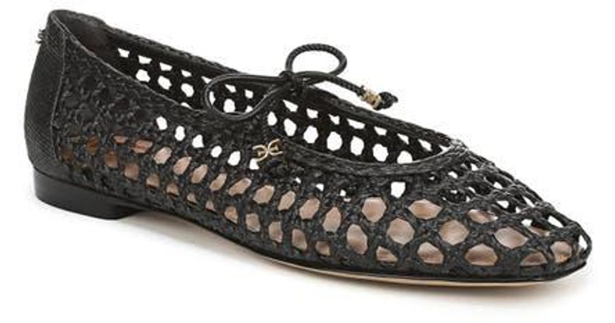 Sam Edelman Marcie Ballet Flat in White | Lyst