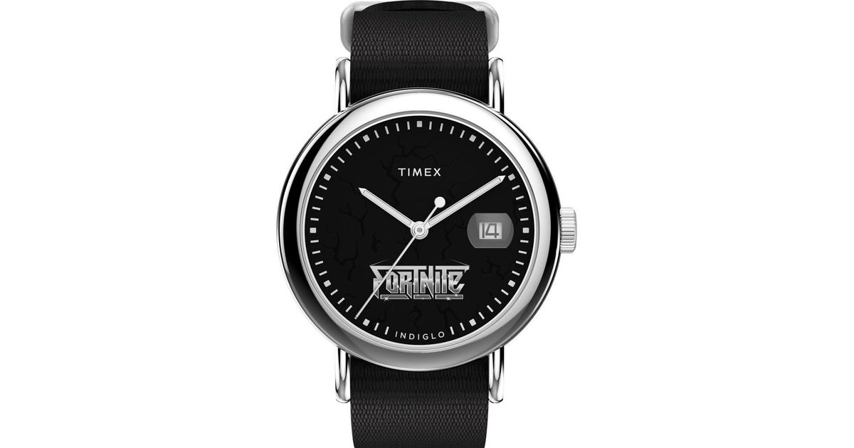 Timex X Fortnite Weekender Nato Strap Watch, 37Mm in Black for Men | Lyst