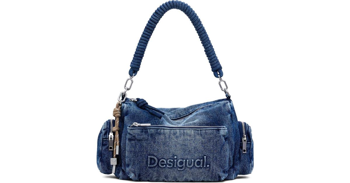 Desigual Denim Hobo Bag in Blue | Lyst