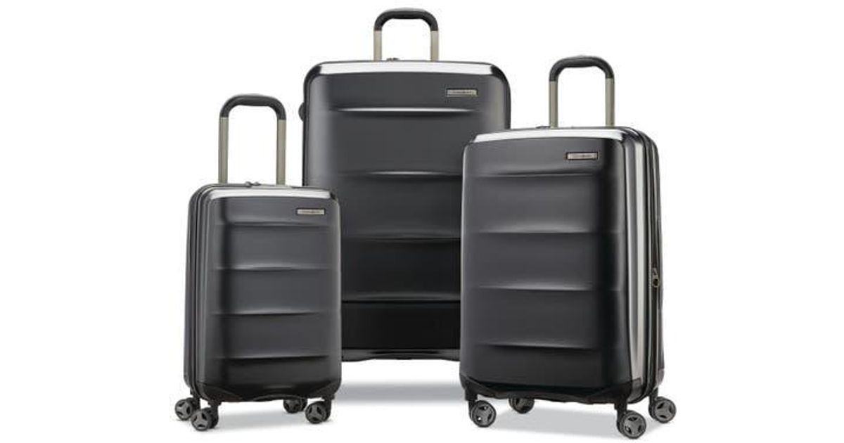 Samsonite Octiv Hardside Spinner 3-Piece Luggage Set in Black | Lyst