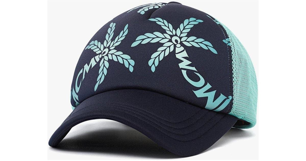 MCM Mesh Cap in Blue for Men | Lyst