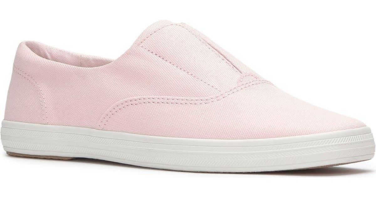 Keds Square Toe Slip-On Sneaker in Pink | Lyst