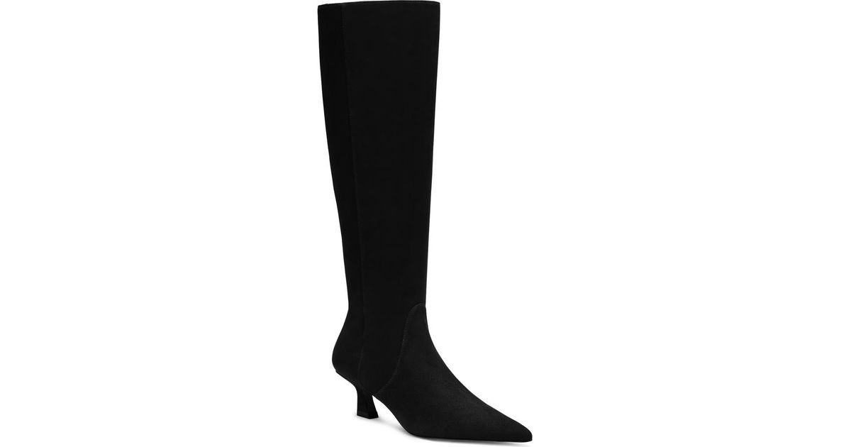 Stuart Weitzman Vinnie Zip Boot 50 in Black | Lyst