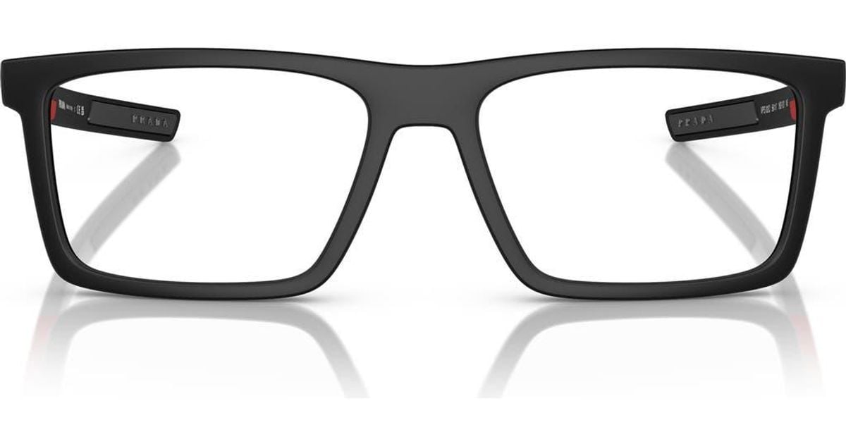 Prada Linea Rossa 56Mm Rectangular Optical Frames for Men | Lyst