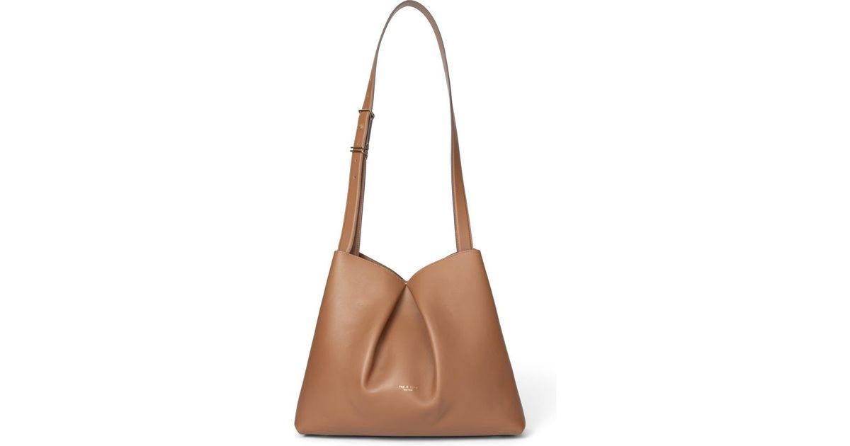 Rag & Bone Large Bloom Leather Crossbody Bag in Brown | Lyst