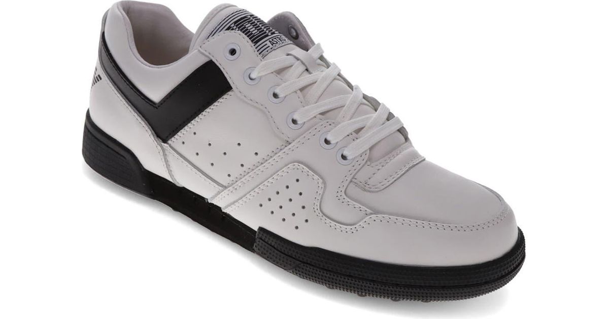 Product Of New York Astro Leather Sneakers in Gray for Men | Lyst