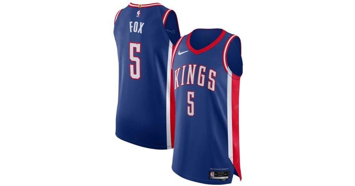 Nike De'Aaron Fox Sacramento Kings 2024/25 Authentic Player Jersey in ...