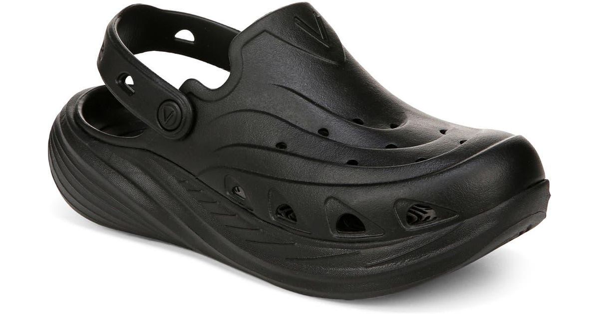 Vionic Wave Rx Slingback Platform Clog in Black | Lyst